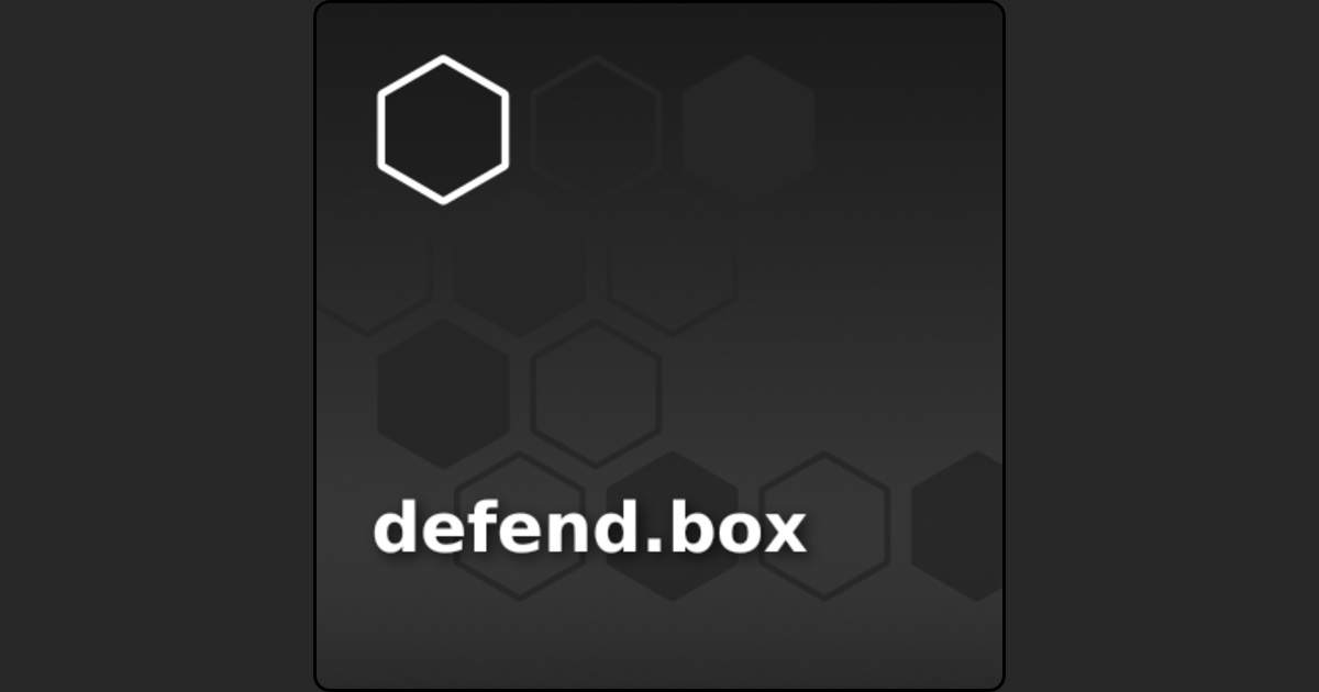 defend.box - Profile | .box